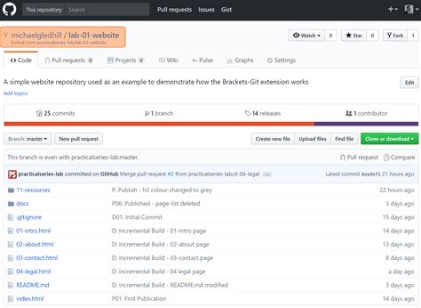 Github—forking Practicalseries Brackets Git And Github