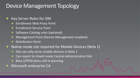 Ppt Microsoft System Center Configuration Manager V Next Mobile Device Management Powerpoint