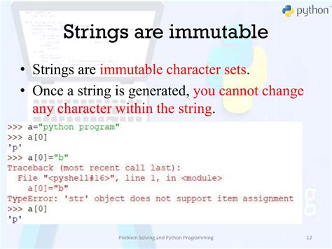 Strings In Python PDF Programming Languages Computing