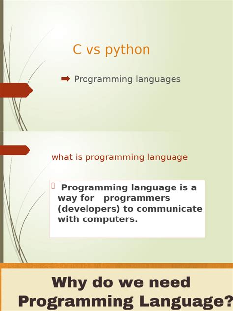 C Vs Python Update Pdf Python Programming Language Computer