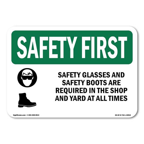 Safety Boots Sign