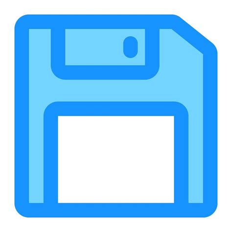 Floppy Disk Icon In Blue Representing Data Storage And Saving 58105437 Vector Art At Vecteezy