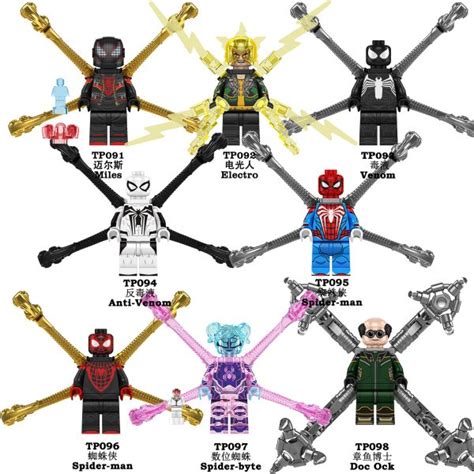 Marvel Spider Byte Tp097 Minifigures Brixtoy