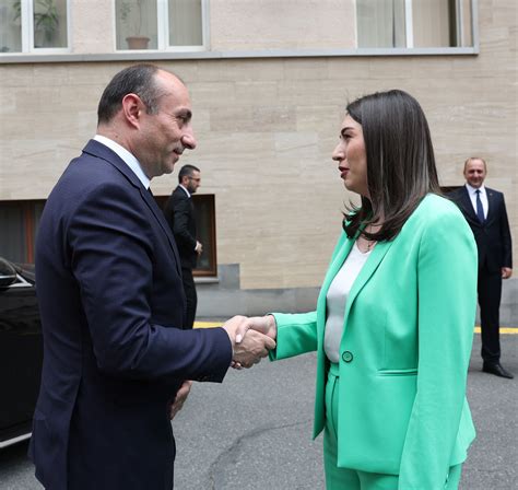 შინაგან საქართველოს შინაგან საქმეთა მინისტრი გეკა გელაძე ოფიციალური ვიზიტით სომხეთის