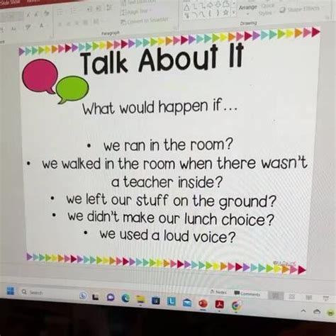 classroom management routines and procedures visuals digital slides