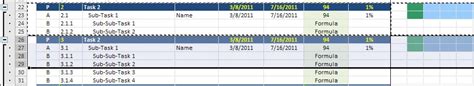 Excel 2003 Gantt Chart Template