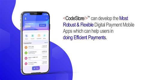 Digital Pay Online Money Transfer App Ppt Codestore Technologies Ppt