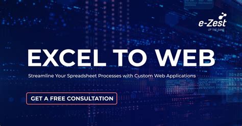 Exceltoweb Convert Your Excel Spreadsheets Into Web Applications E Zest An Accion Labs Company