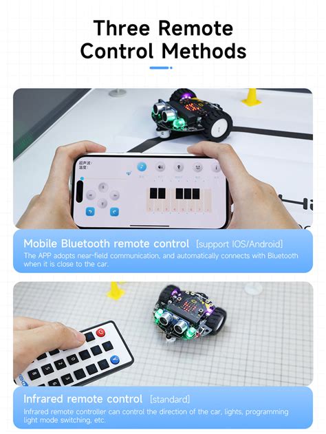 Yahboom Microbit Robot Car Kit Programmable Toys Makecode Programming
