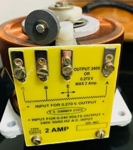 Single Phase Variac Transformer At 2800 Single Phase Variac Transformer In Faridabad ID