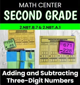 Adding And Subtracting Three Digit Numbers NBT B NBT A