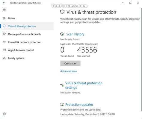 Hide Virus And Threat Protection In Windows Security In Windows 10 Tutorials