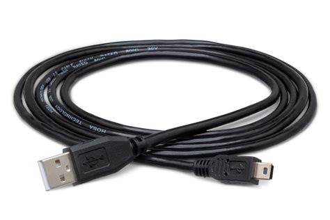Type A To Mini B High Speed USB Cable Data Cables Hosa Cables