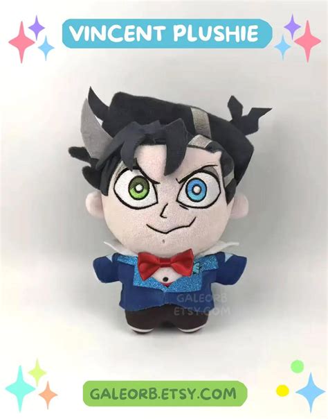 Vincent Plushie Vox Human Form Hazbin Hotel Season 2 Pre Order Etsy