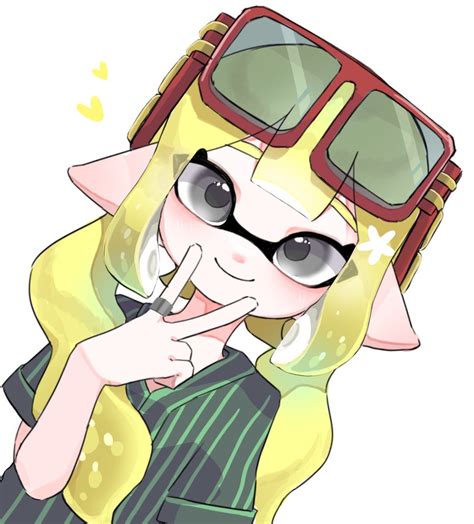 Inkling Player Character And Inkling Girl Splatoon Drawn By Sakupyon