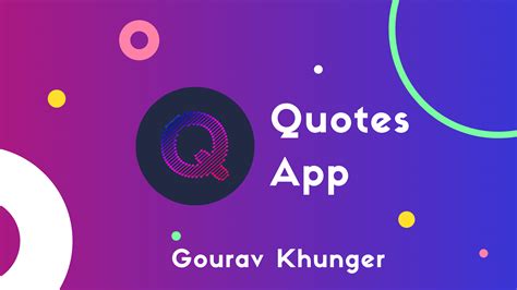 GitHub Gouravkhunger QuotesApp A Beautiful Android Quotes App Where You Can Read And Save Quotes