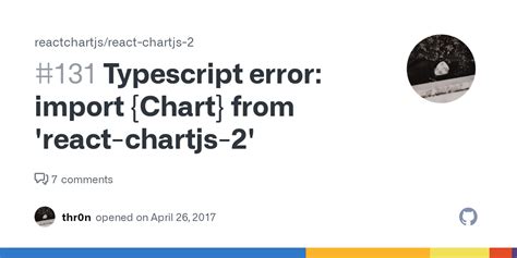 Typescript Error Import Chart From React Chartjs 2 · Issue 131
