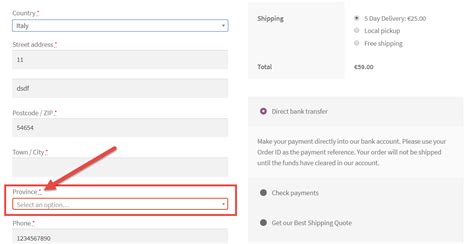 Woocommerce Rename State Label Checkout
