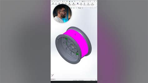 Rotating In Solidworks Around Its Axis Youtube