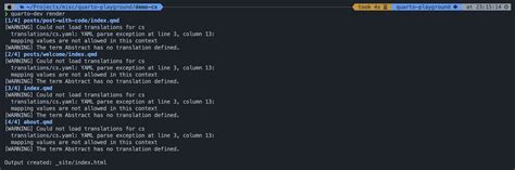 Translation fo `cs` not used - [WARNING] during render · Issue #5197 ...