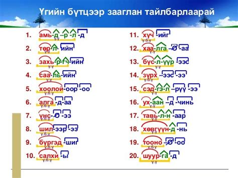 6 ж н ийн хувилал
