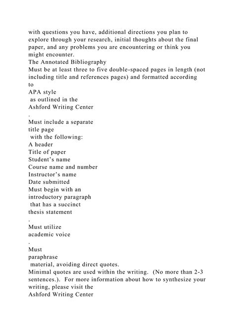 annotated bibliography introduction and summary paragraph seeking
