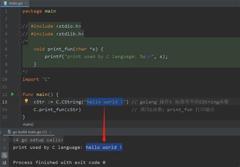Golang Cgo：如何在go代码中调用c语言代码？ Csdn博客