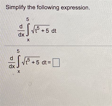 answered simplify the following expression … bartleby