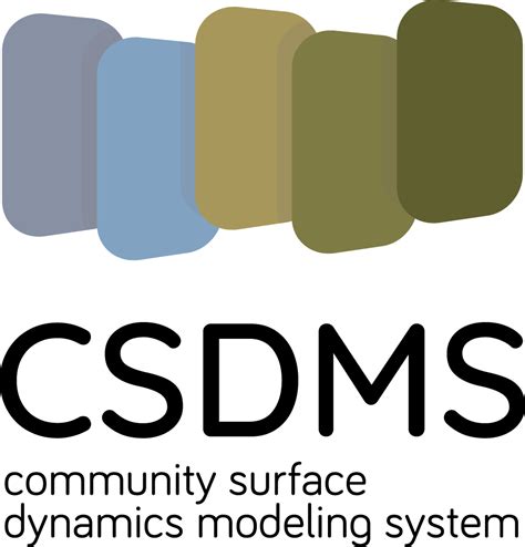 logos csdms community surface dynamics modeling system explore