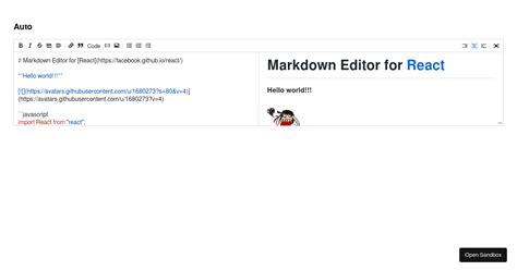 Markdown Editor For React Uiwjsreact Md Editor