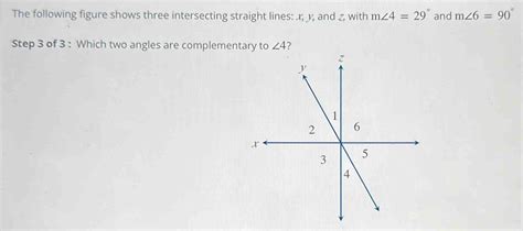solved the following figure shows three intersecting straight lines