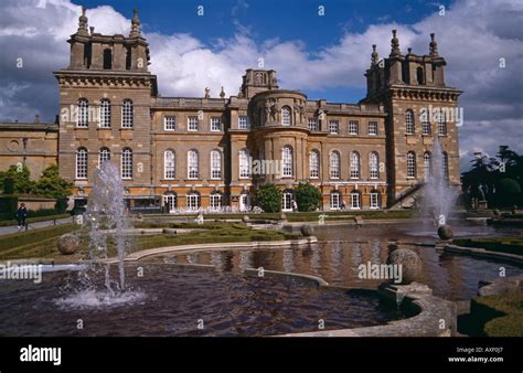 Blenheim Palace Woodstock Near Oxford Oxfordshire England Uk Stock