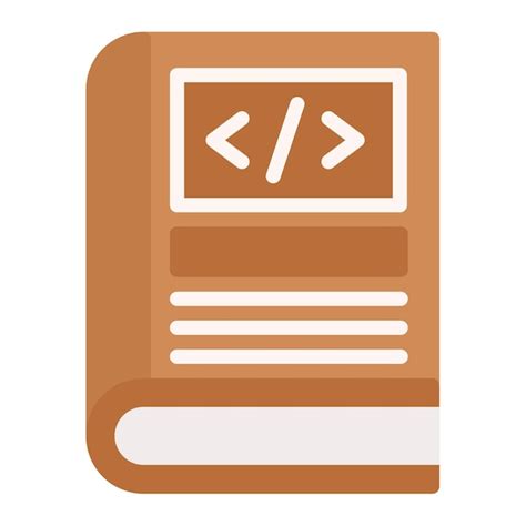 Premium Vector Coding Book Vector Illustration