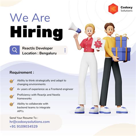 Hiring Teamcodoxy Reactjs Nextjs Developer Jobopportunity