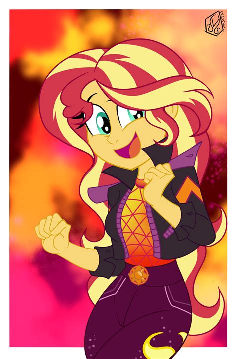 Sunset Shimmer Portrait By Dncsamsonart On Deviantart