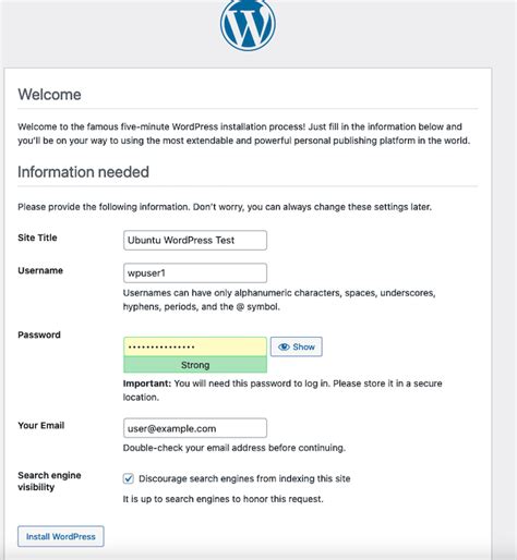 How To Install Wordpress On Ubuntu 2204 Linode Docs