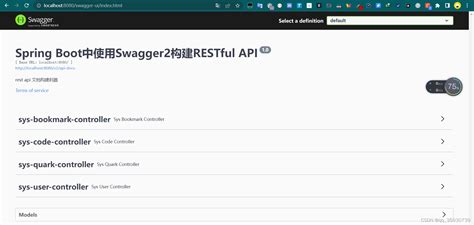 Springboot 集成 Swagger2enableswagger2webmvc Csdn博客