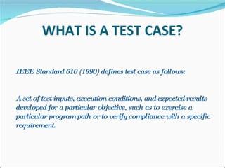 Test Cases Maintaining Documenting PPT