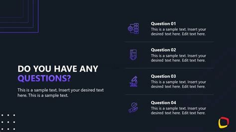 Editable Questions Slide Forensic Science Template Slidemodel