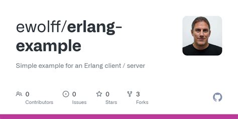 Github Ewolfferlang Example Simple Example For An Erlang Client