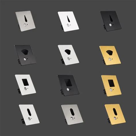 Aluminum 2 5w Smart Sensor Energy Saving Stair Corridor Lighting Sensor Foot Light Sensor Foot