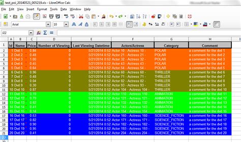Java Excel Xls Example Of Excel Generation Apache Poi