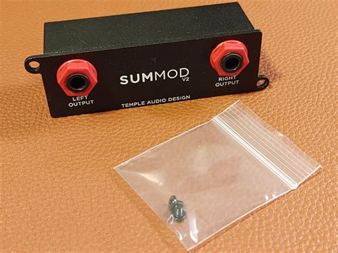 Temple Audio Sum Mod V2 Stereo Output Module Black Reverb