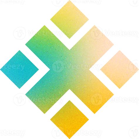 Cool Shape Stacked Diamonds Alternating Colors Sharp Edges Cross Diamond Gradient With Noisy