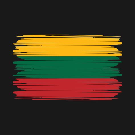 Lithuania Flag Vector 20446563 Vector Art At Vecteezy