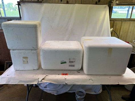 Styrofoam Coolers Meagher Auctioneers
