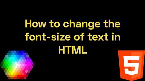 How To Change The Color Of Text In HTML YouTube