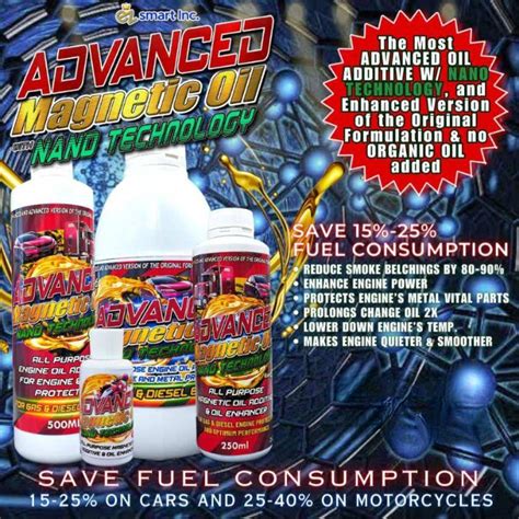 Smd Advanced Magnetic Oil Additives With Nano Technology For Gas