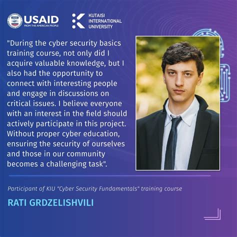 Cyber Security Basics Training By Kiu Kutaisi International University ქუთაისის საერთაშორისო