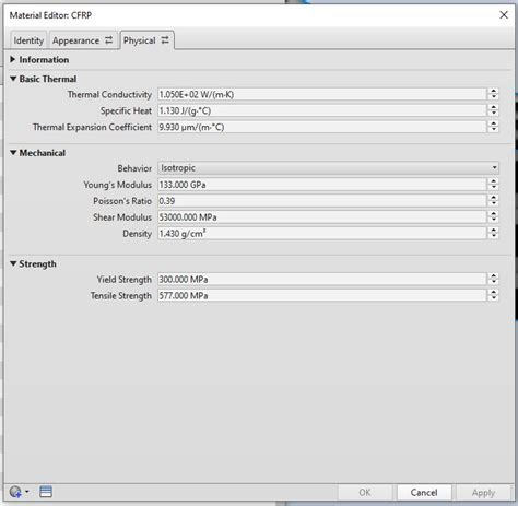 Solved Material Parameters Autodesk Community